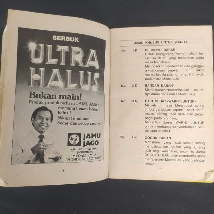 Jual BUKU DAFTAR PRODUK JAMU JAGO TAHUN 80/90AN [ KOLEKSI BUKU MAJALAH JADUL ORIGINAL LAWAS ASLI ...