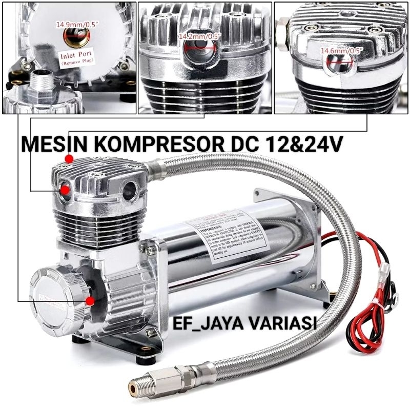 Jual Mesin Kompresor DC 12 Volt & 24 Volt Motor Compressor ...
