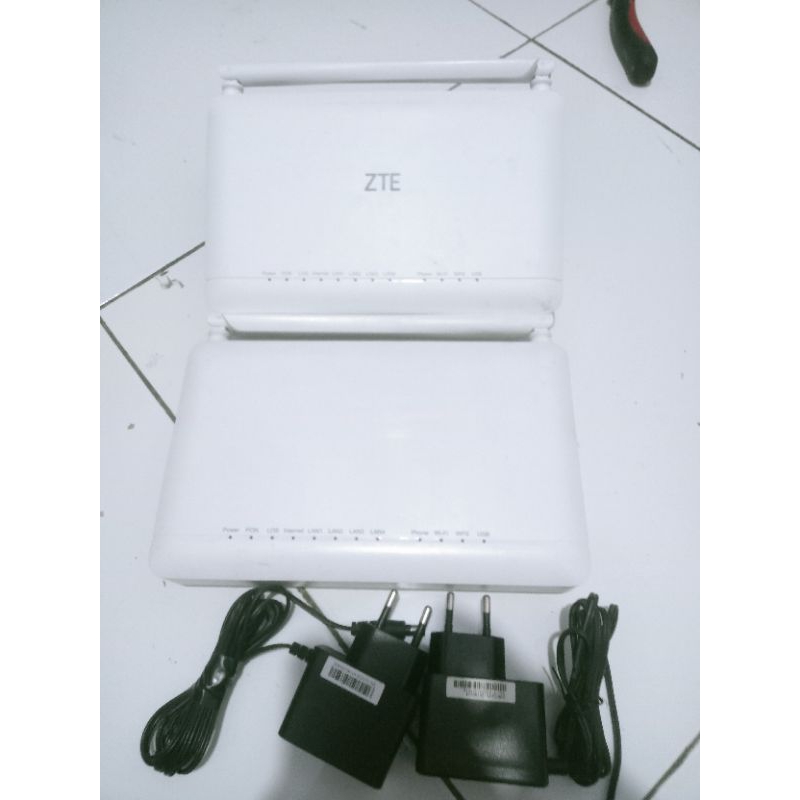 Jual ZTE F670L dual band 5G port hijau + adaptor ori | Shopee Indonesia