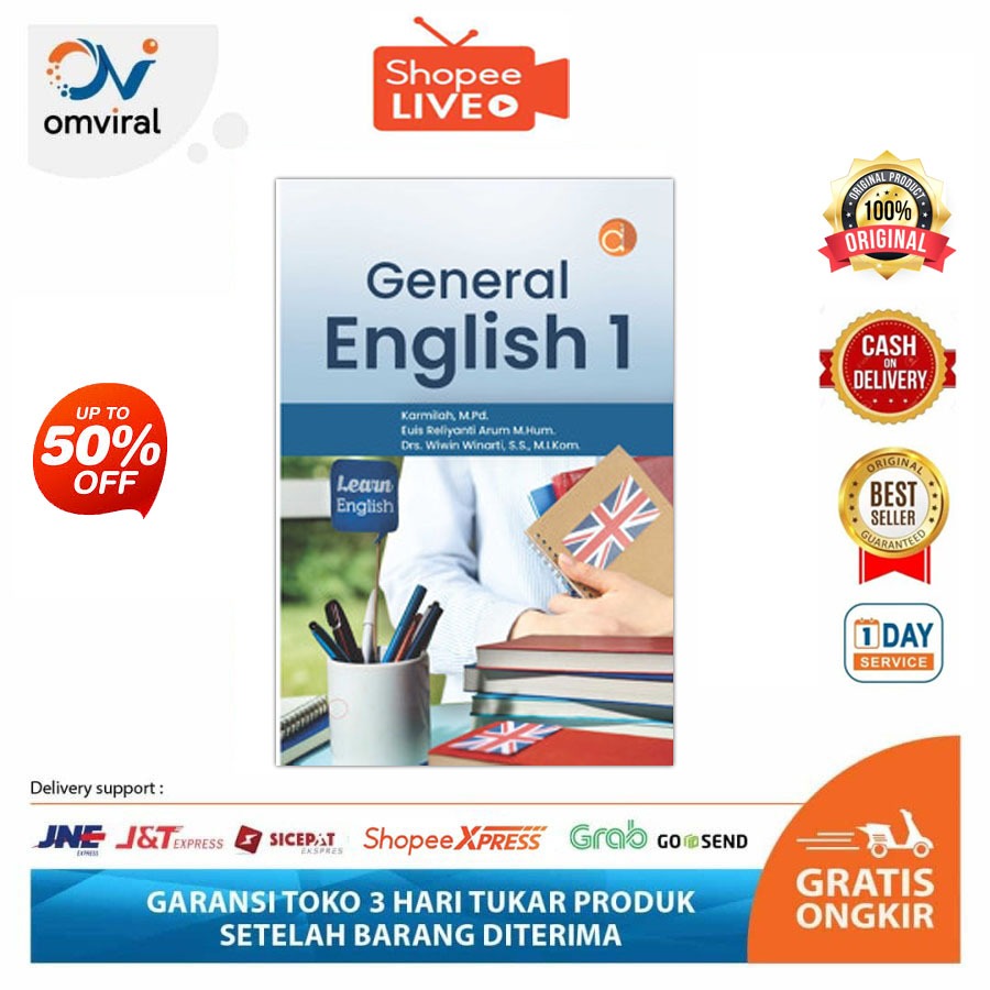 Jual Buku General English 1 - FC - Buku Bahasa Inggris - Penerbit Deepublish (DP09898A) | Shopee ...