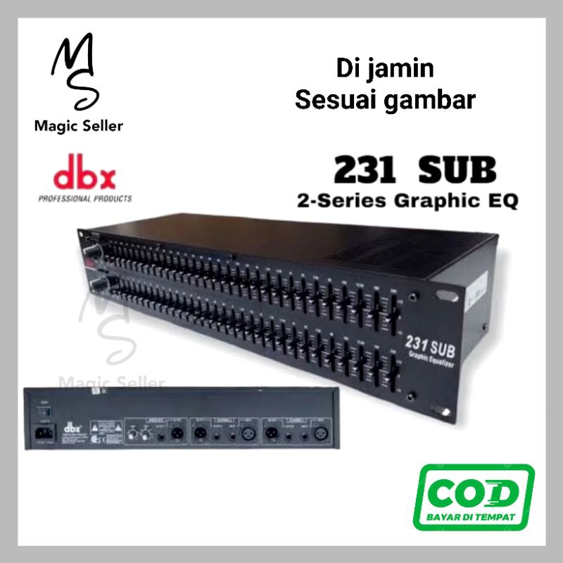 Jual Equalizer dbx 231+Subwoofer Plus Grade A 231 Sub | Shopee Indonesia