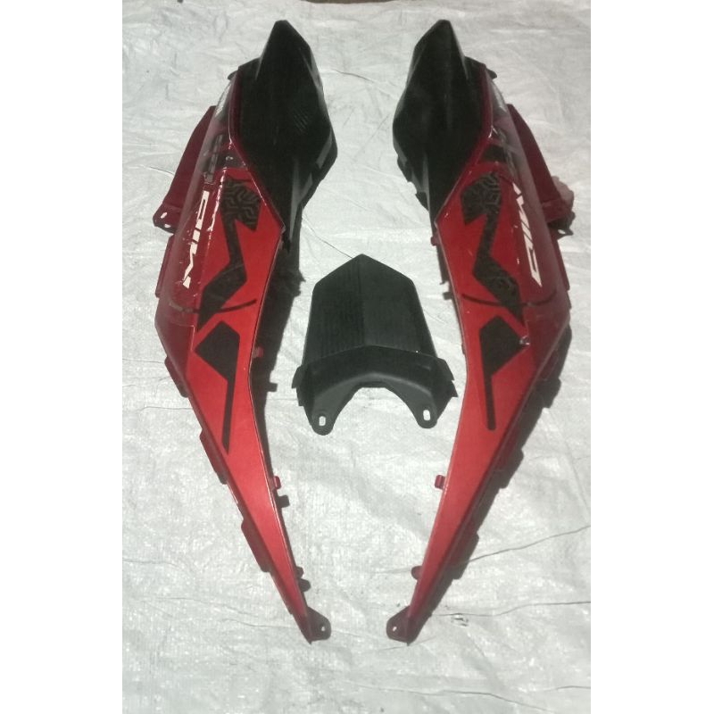 Jual Cover body Yamaha Mio M3 Mio Z 125 merah fullset tinggal pasang ...