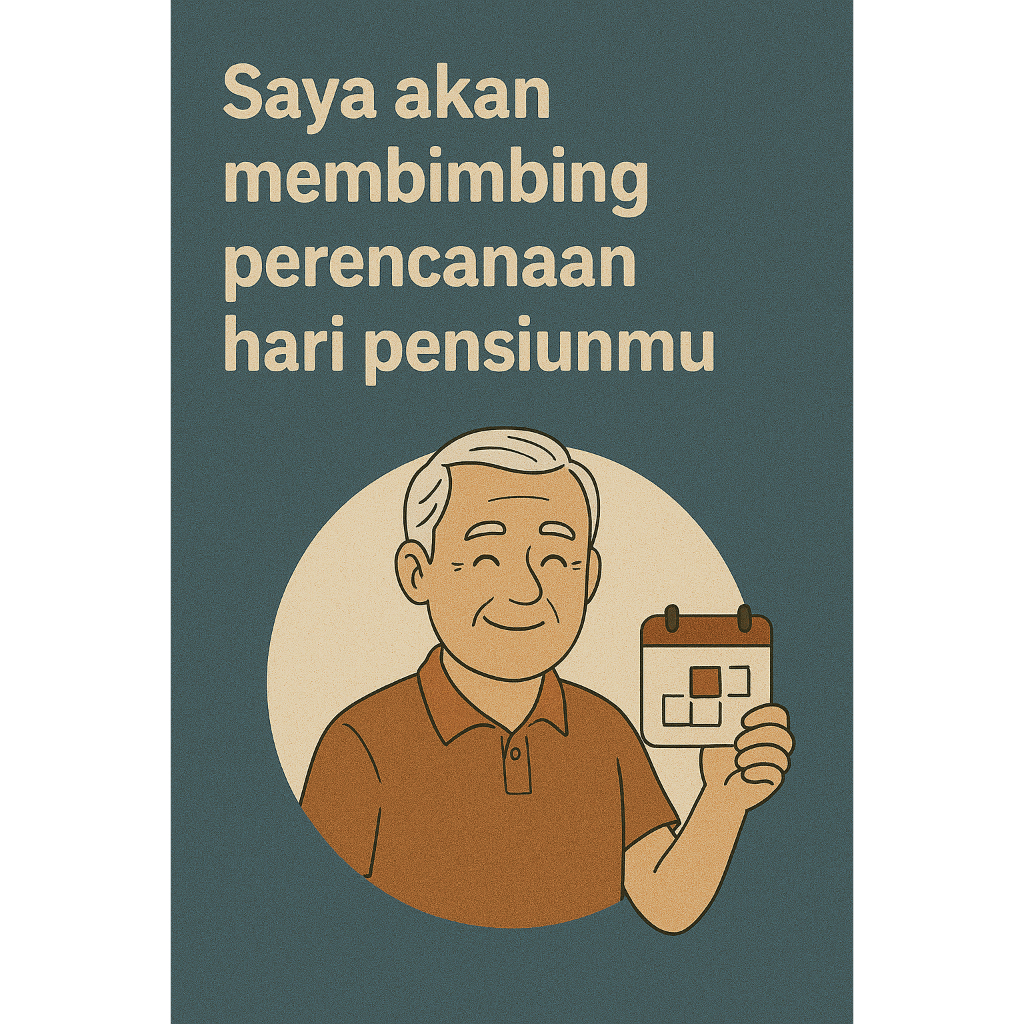 Jual (NID.014) Saya akan membimbing perencanaan hari pensiunmu | Shopee ...