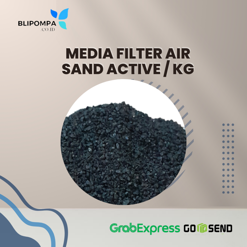 Jual MEDIA FILTER AIR SAND ACTIVE PER 1 KG - PASIR AKTIF MEDIA FILTER ...