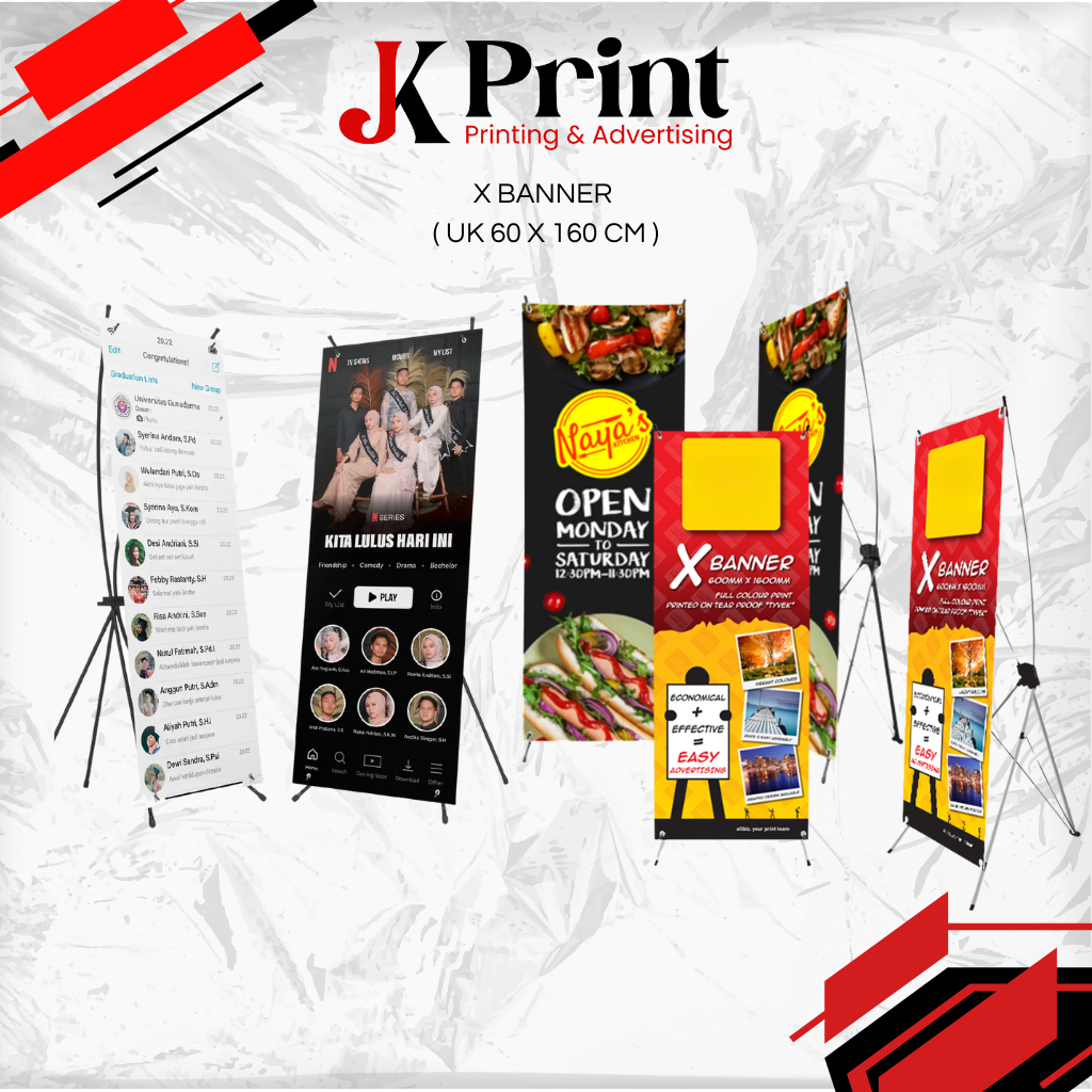 Jual JELAJAH KARYA - (FREE DESAIN ) X Banner / Tripod Stand Banner ...