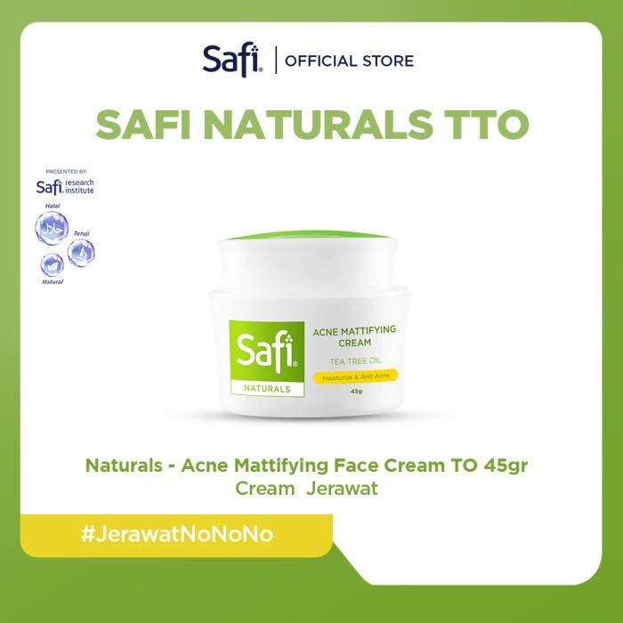 Jual Safi White Natural Acne Mattifying Cream Tea Tree Oil || 25g - 45g ...