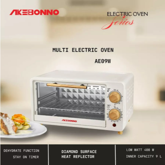 Jual AKEBONNO MULTI ELECTRIC OVEN UKURAN 9 LITER / OVEN LISTRIK LOW ...