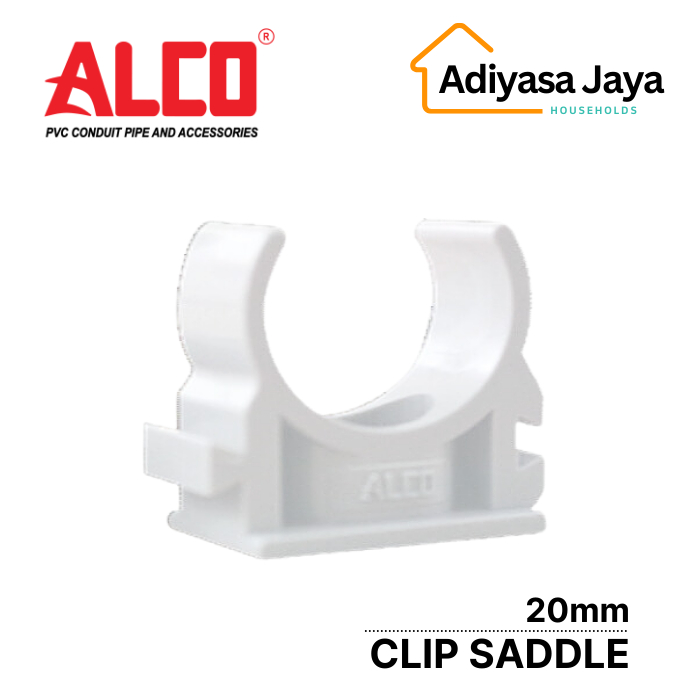 Jual Clip Saddle Conduit 20mm (Alco) / Clamp / Klem | Shopee Indonesia