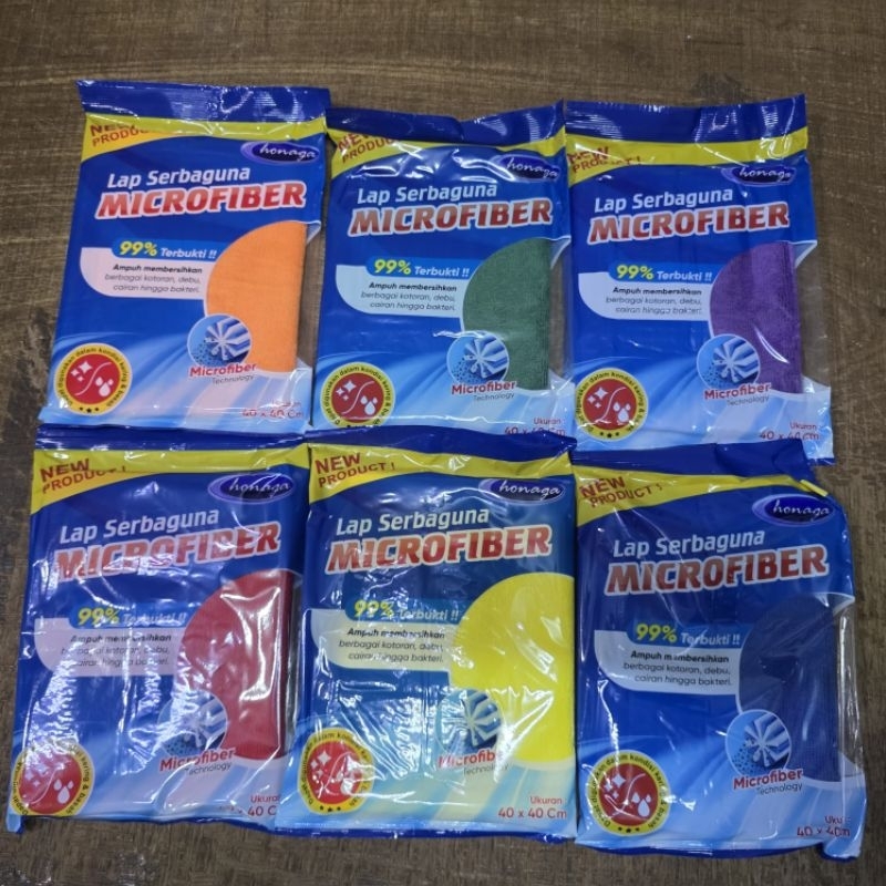 Jual Lab Honaga microfiber 40x40 cm premium | Shopee Indonesia