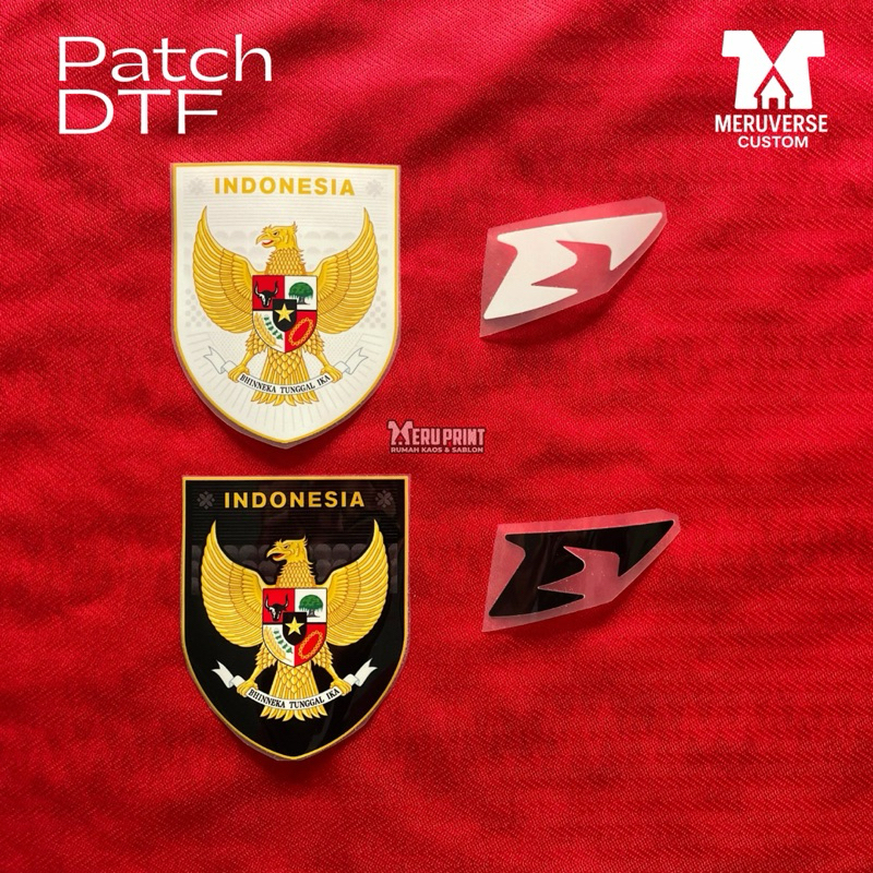 Jual Patch Logo Timnas Indonesia 2025 Terbaru DTF FULL HD JELAS Tinggal ...