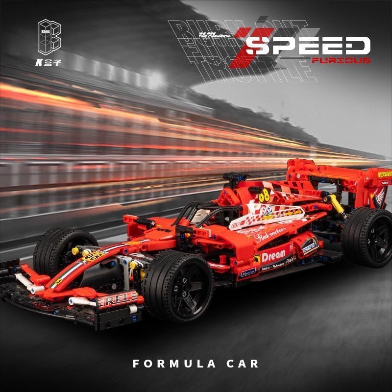 Jual 1:8 Building blocks Ferrari Formula F1 Racing Car 1448+pcs ...