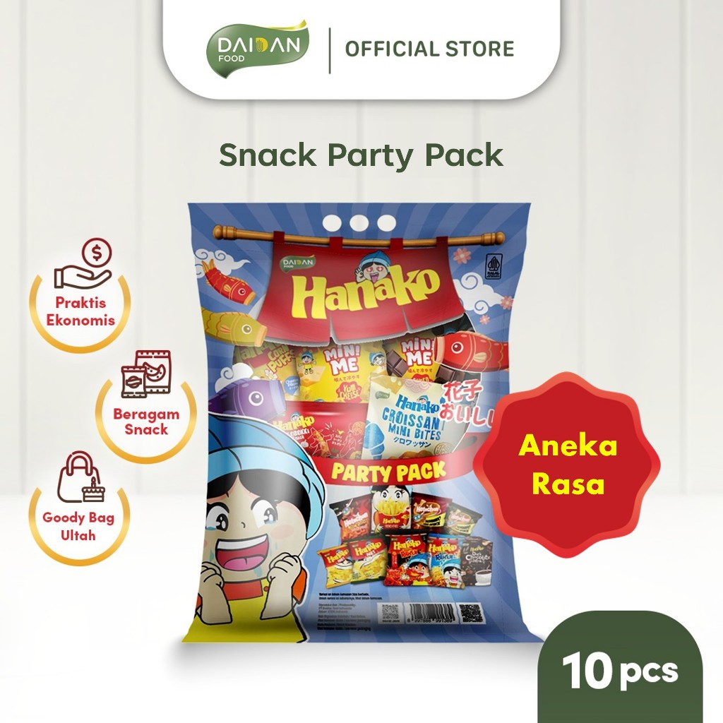 Jual Hanako Party Pack / Goody Bag Ulang Tahun / Bingkisan Snack Anak ...