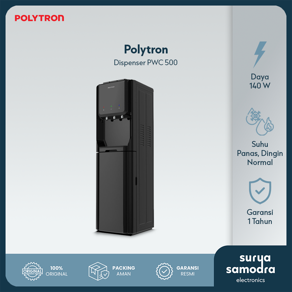 Jual POLYTRON Dispenser Galon Bawah PWC 500 | Shopee Indonesia