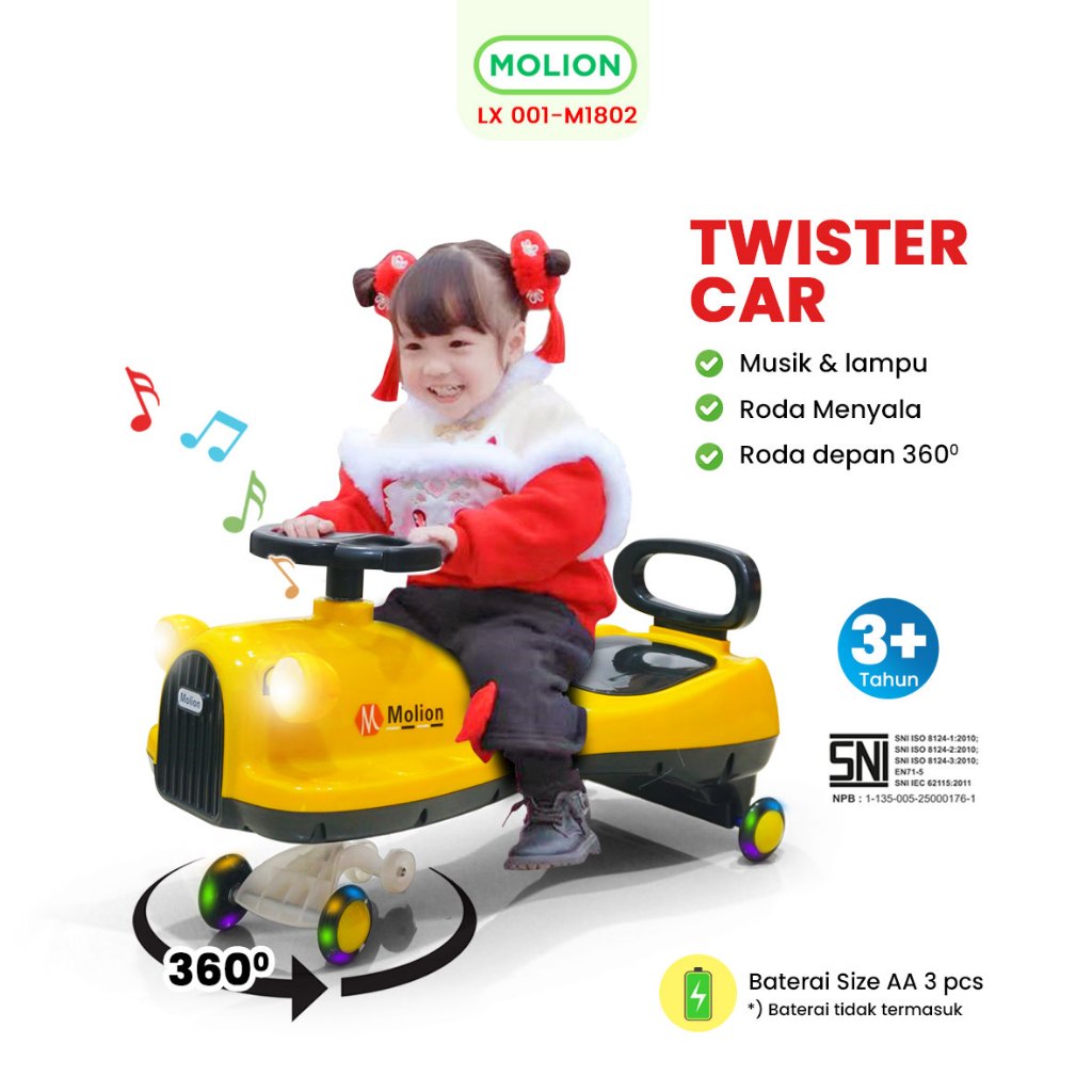 Jual SPEEDS Mobil Mobilan Dorong Twister Car Swing Car Ride On Mobil ...