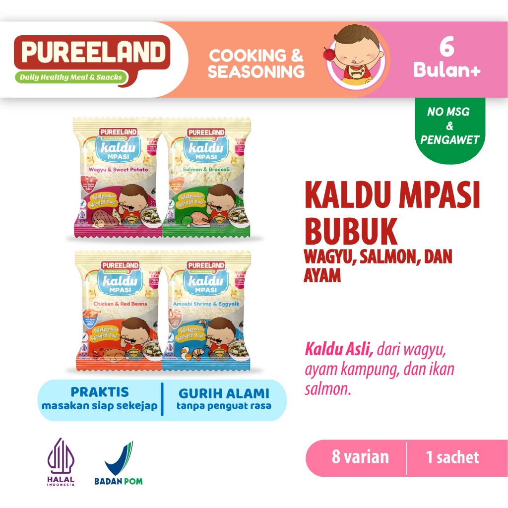 Jual Pureeland Kaldu MPASI / Kaldu Bayi No MSG/ Penyedap Rasa Alami ...