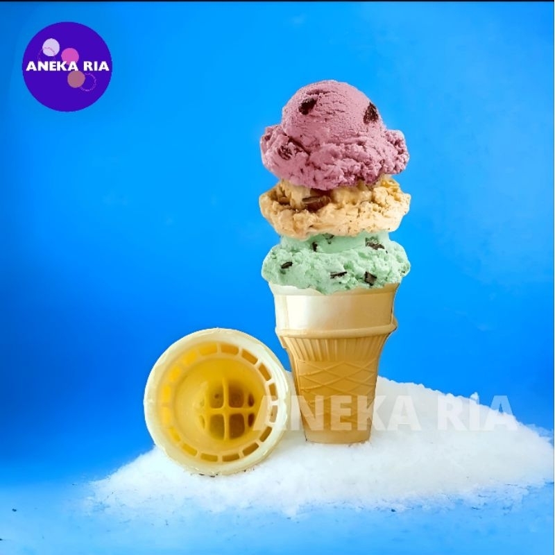 Jual Cup Cone Ice Cream / Cone Es Krim Premium Renyah (isi 10pcs ...