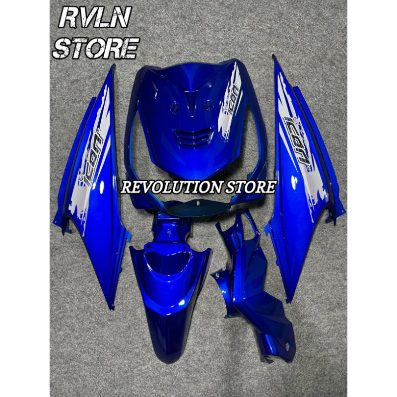 Jual Cover ful body full set bodi halus Honda beat karbu biru candy ...