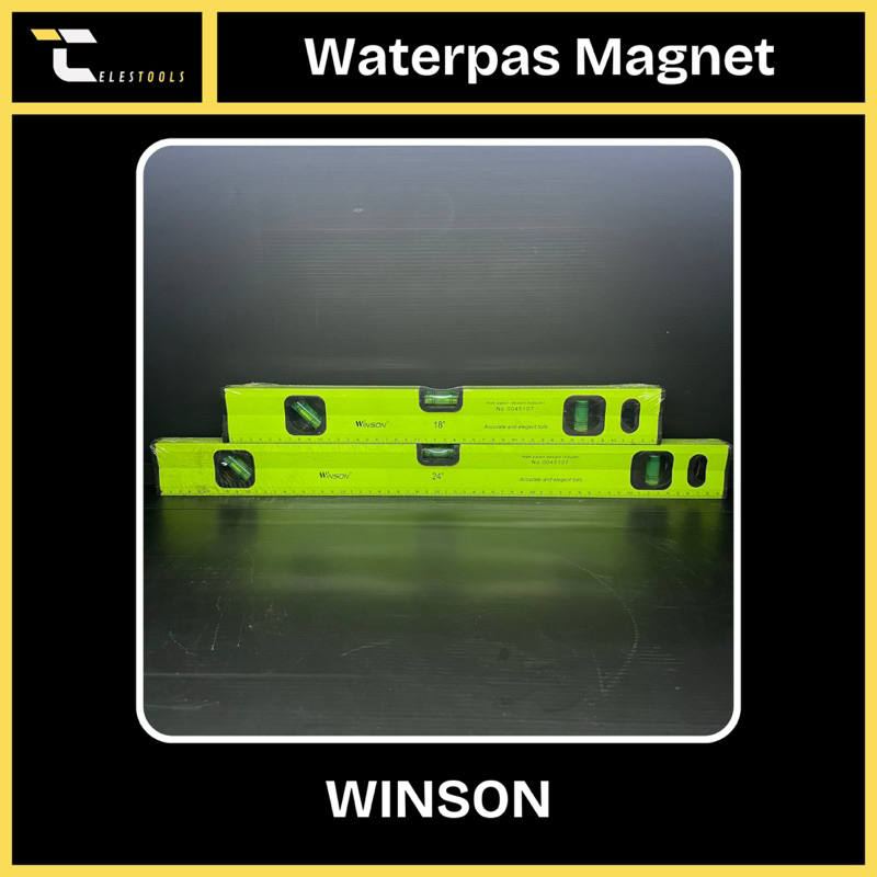 Jual Waterpas Magnet WINSON 18” & 24” | Shopee Indonesia