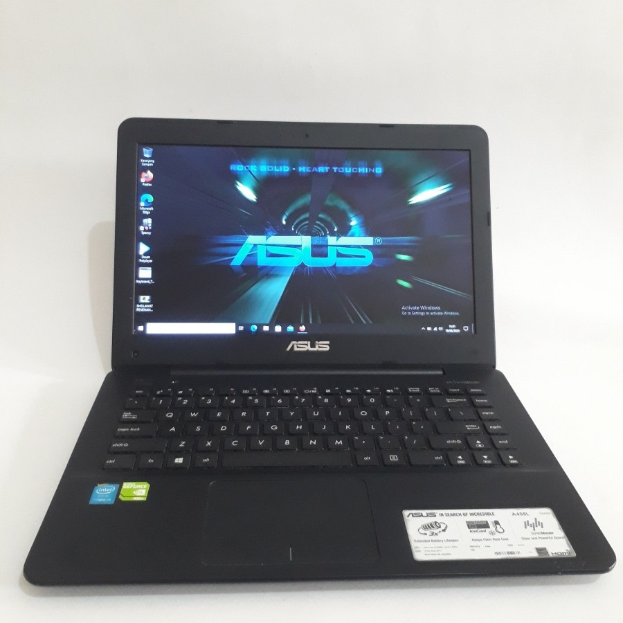 Jual LAPTOP GAMING DESAIN ASUS X455L CORE I5 DUAL HARDIS SSD 256GB + HDD 500GB RAM 12GB DOBEL ...