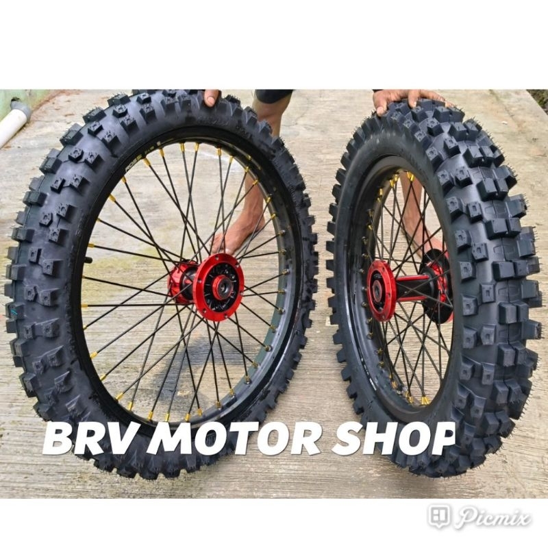 Jual Velg Trail 18-21 KLX 16-19 Tromol Scarlet- Velg Klx 18-21 Tromol ...