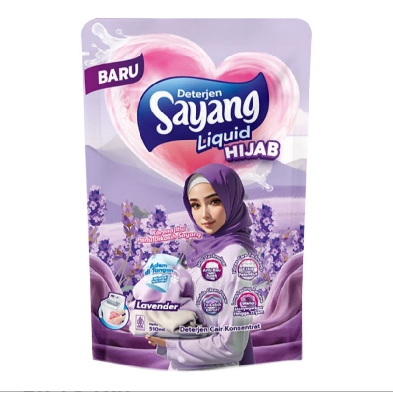 Jual Deterjen Cair Sayang liquid Hijab 510ml | Shopee Indonesia