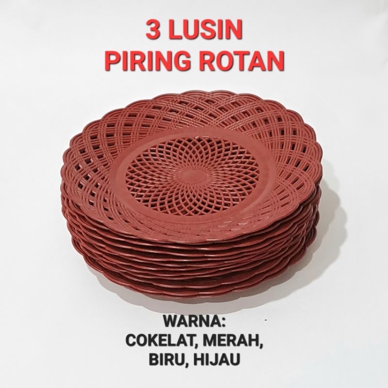 Jual PIRING ROTAN TEBAL 3 LUSIN | Shopee Indonesia