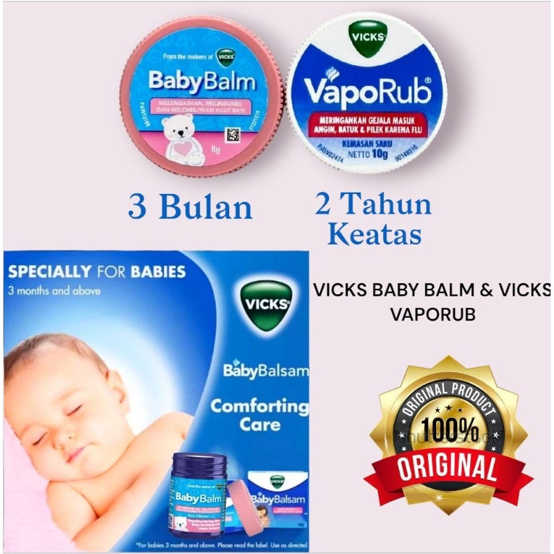 Jual VICKS BABY BALM & VICKS VAPORUB | Shopee Indonesia