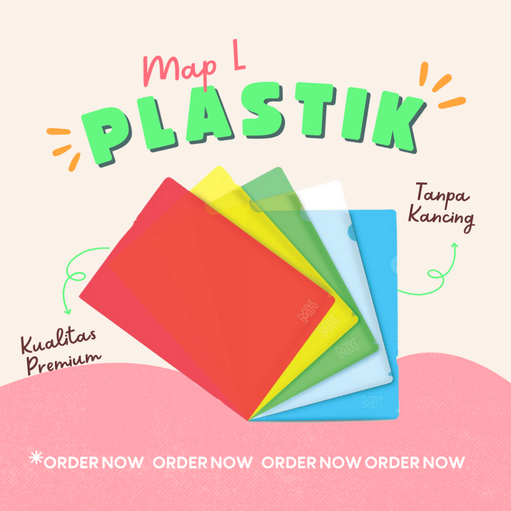 Jual Map L / Map Bening / Map Plastik FOLIO (12 PCS) | Shopee Indonesia