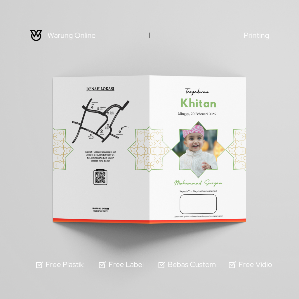 Jual Undangan Khitan Tema Islamic 4 | Shopee Indonesia