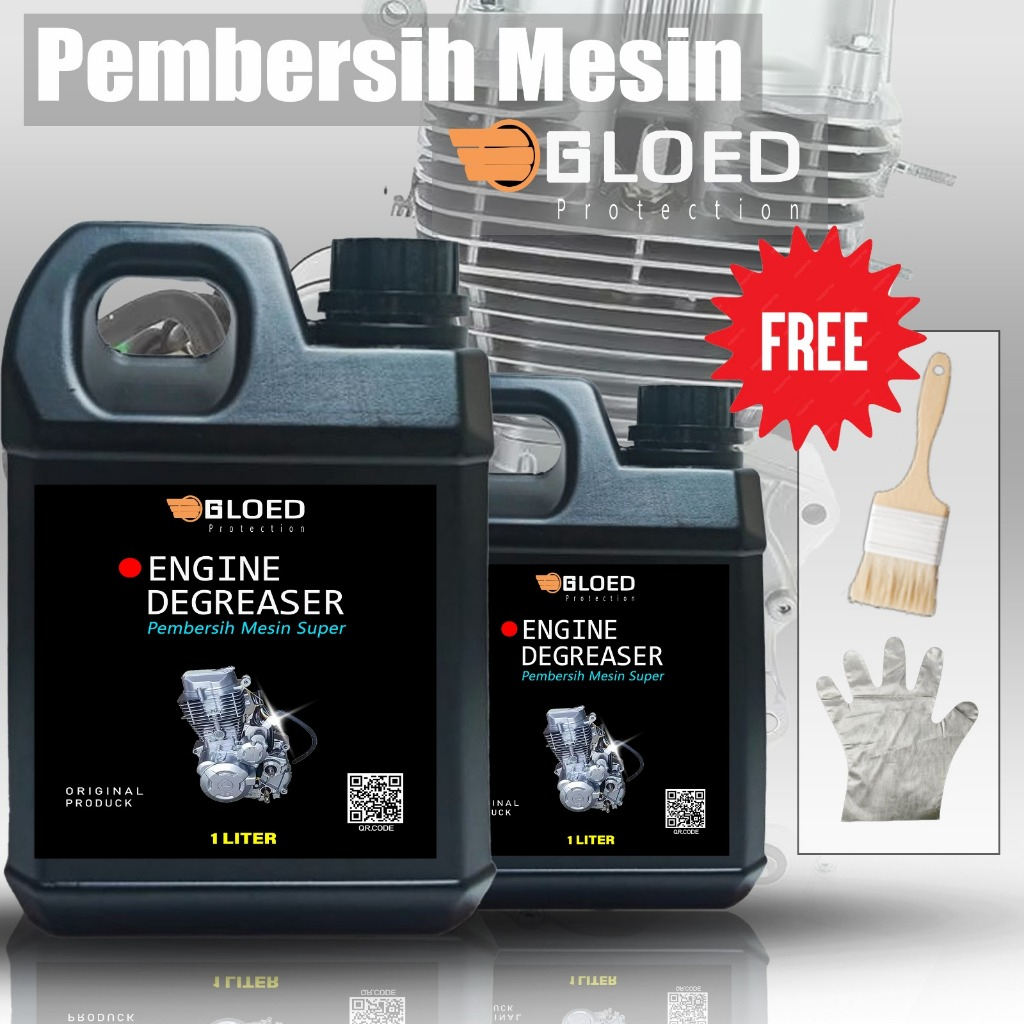 Jual Gloed Engine Degreaser/ Pembersih mesin / Pembersih kerak mesin motor dan mobil 1 Liter ...