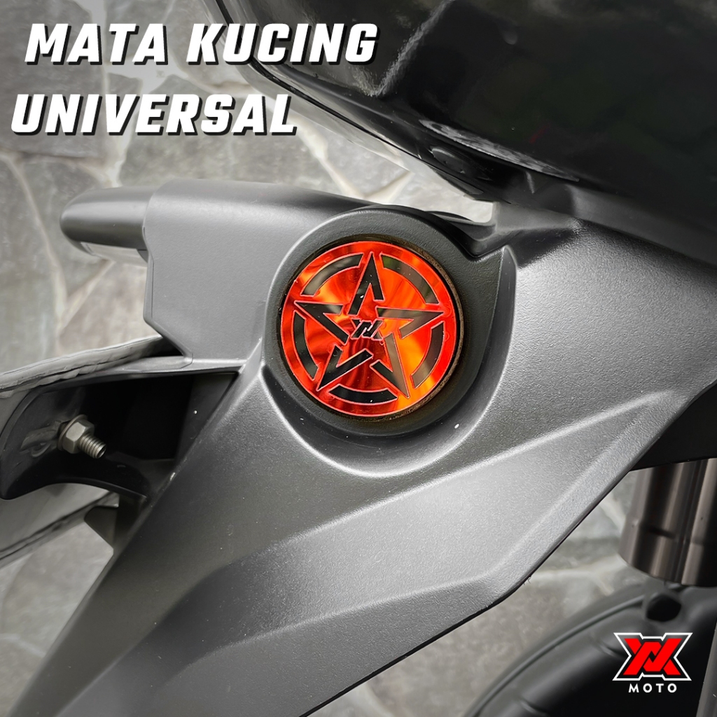 Jual AVMOTO Reflektor mata kucing putih model Bintang 1set Untuk All ...