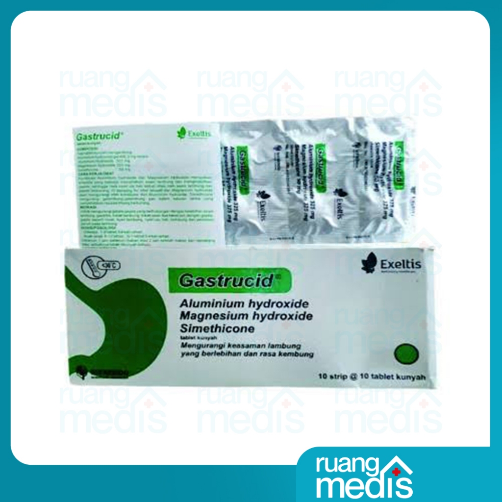 Jual GASTRUCID TABLET – Antasida Redakan Maag, Perih Lambung & Kembung ...