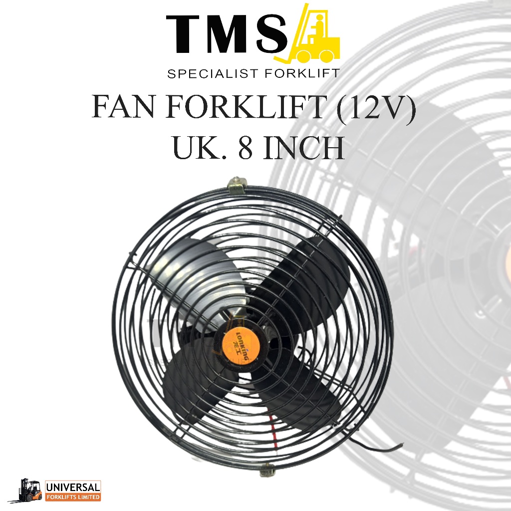 Jual Fan Forklift Electric 8 Inch 12V DC Kipas Angin VDC Model Bulat ...
