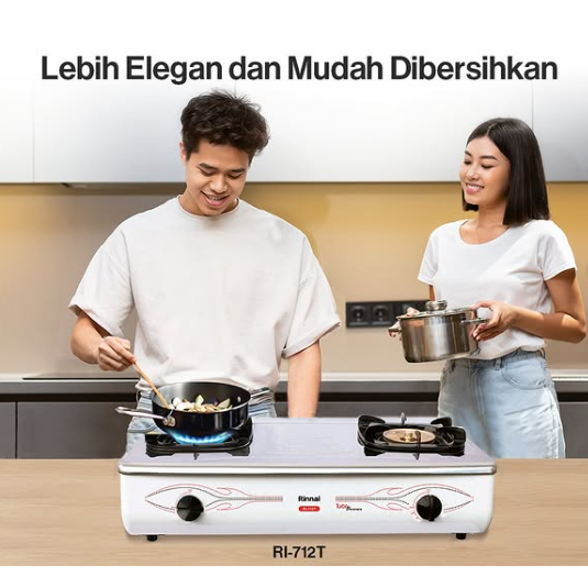 Jual JPM X RINNAI RI712T - RINNAI STAINLESS STEEL 2 TUNGKU API TURBO RI 712T / GARANSI RESMI ...