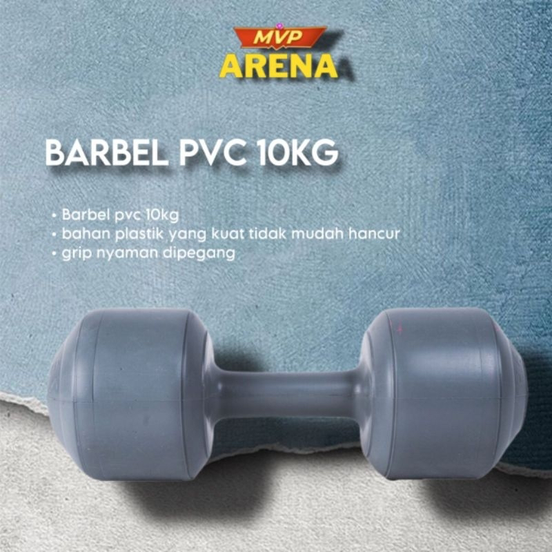 Jual Barbel 10 kg latihan beban 10 kg barbel 10kg dumbel 10kg barbel 10kg pvc | Shopee Indonesia