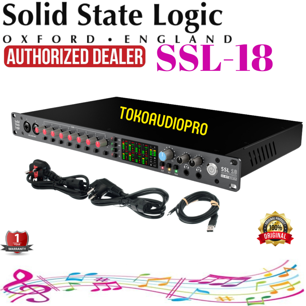 Jual SSL 18 USB Audio Interface Solid Stage Logic SSL18 Soundcard ...