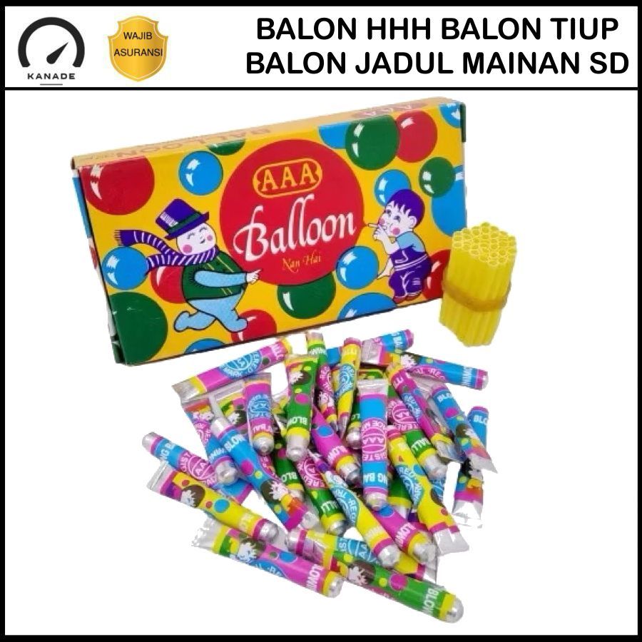 Jual 1 PCS Balon Tiup HHH / Balon Tiup Balon HHH Balon Jadul Balon ...