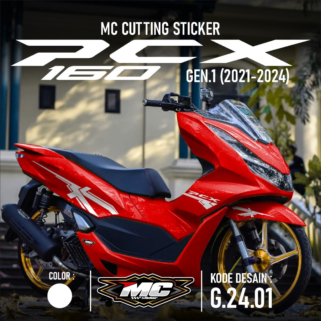 Jual Cutting Sticker Striping PCX 160 NEW 2021 2022 2023 2024 ...