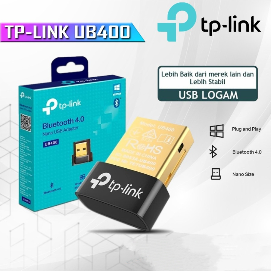 Jual TP-Link UB400 TPLink USB Bluetooth V4.0 Nano USB Adapter UB 400 V ...