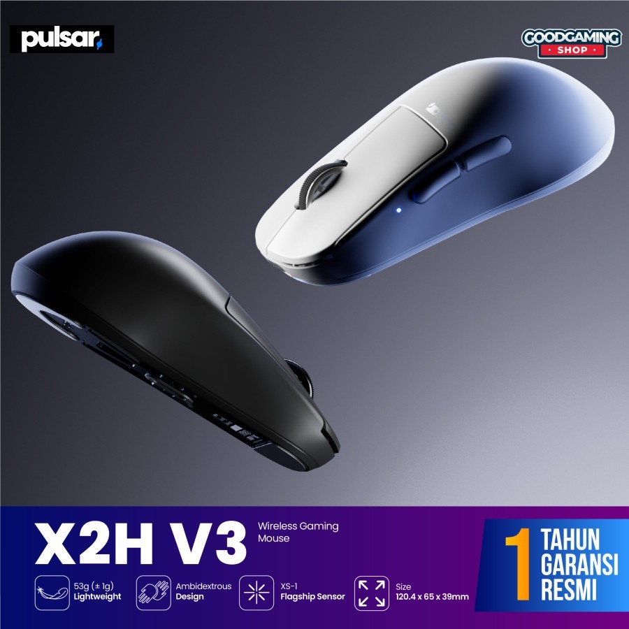 Jual Pulsar X2H V3 / X2 H V3 Wireless 32,000 DPI XS-1 Flagship Sensor - Gaming Mouse | Shopee ...