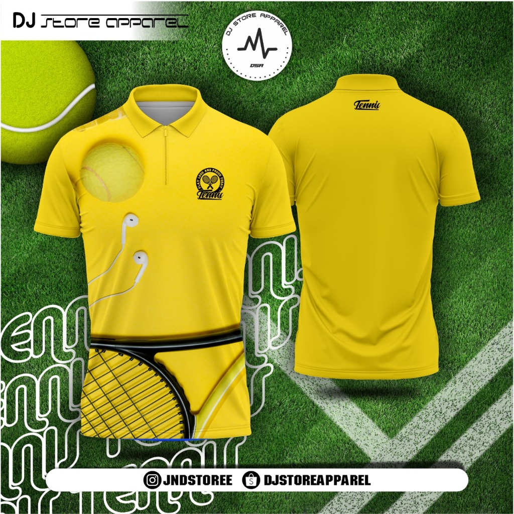 Jual JERSEY TENIS | JERSEY TENIS SATUAN | JERSEY TENIS CUSTOM | BAJU ...