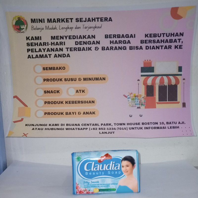 Jual Sabun Claudia Batang 60g | Shopee Indonesia