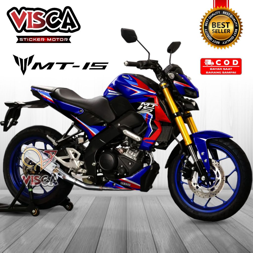 Jual Stiker Decal Yamaha MT 15 Dekal Mt 15 Striping Mt 15 Variasi Decal Mt 15 Full Body Custom ...
