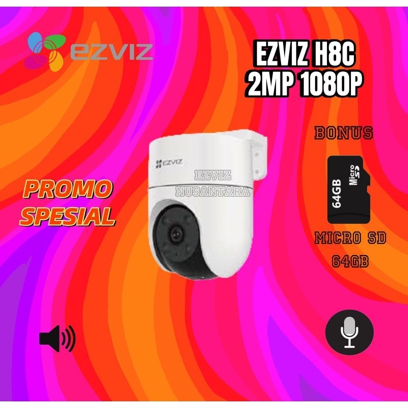 Jual EZVIZ H8C 2MP 1080P CollorNight Vision / Camera CCTV Outdoor Smart ...