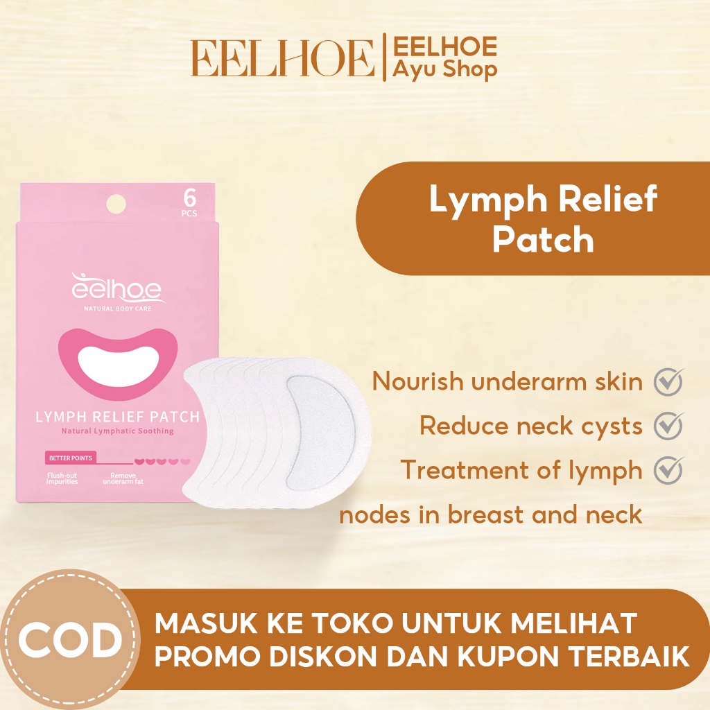 Jual EELHOE Lymph Relief Patch Lymphatic Detox Patch Relief Lymphatic Drainage Sticker | Shopee ...