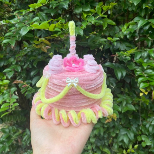 Jual Pipe cleaners birthday cake || Kue kawat bulu foto | Shopee Indonesia