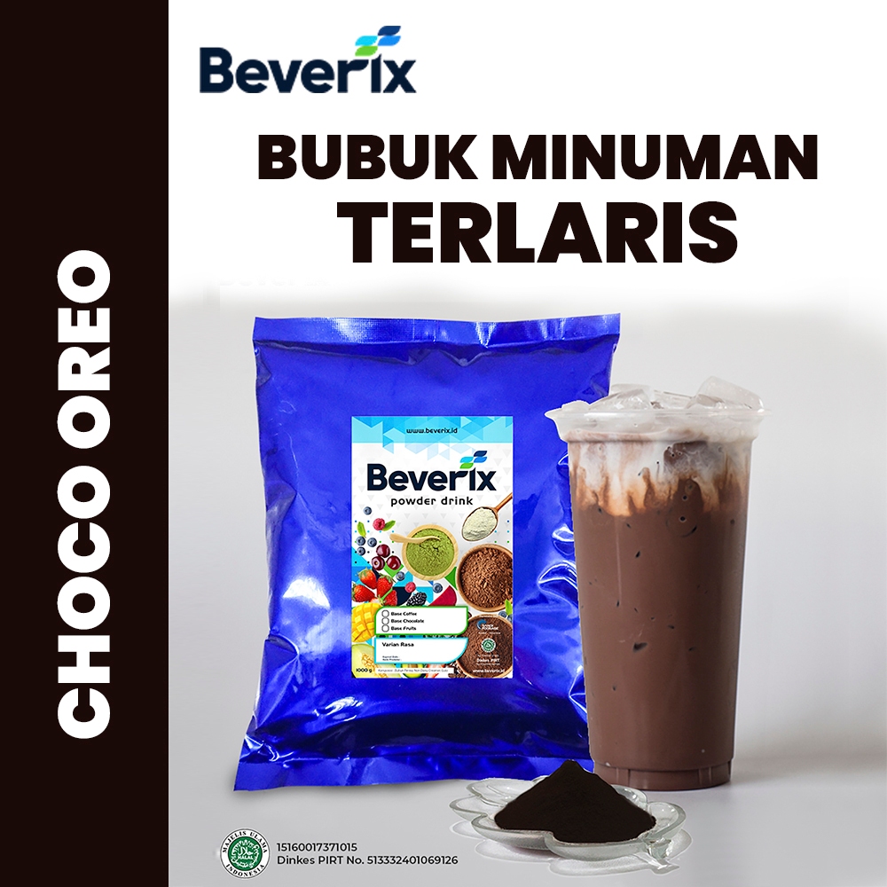 Jual BEVERIX Bubuk Minuman Cokelat Premium Rasa Choco Oreo 1 Kg Serbuk ...