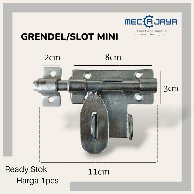 Jual Slot/grendel mini | kuncian untuk pintu besi dan pintu kusen ...