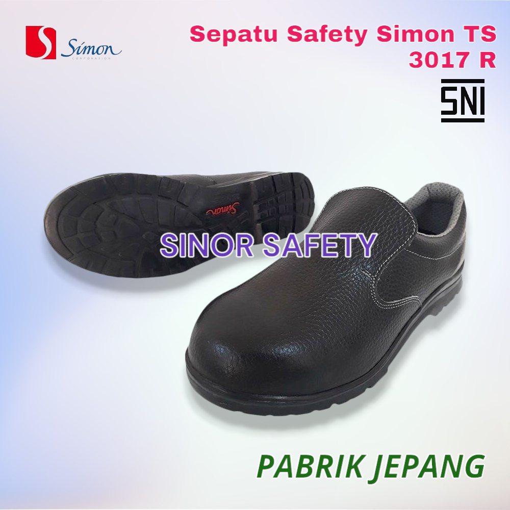 Jual Sepatu Safety Simon TS3017R Safety Shoes SIMON Kualitas JEPANG ...