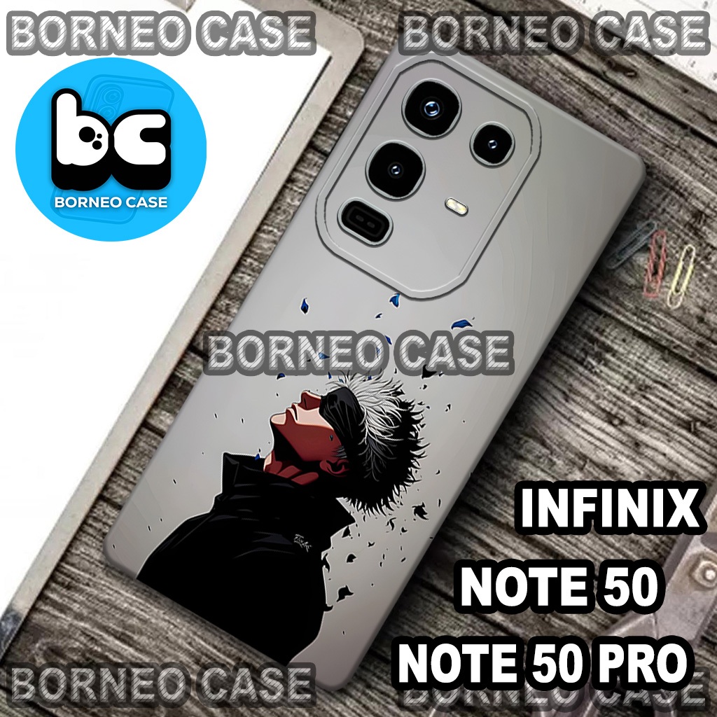 Jual (BC6) SOFTCASE Procamera Terbaru Untuk HP INFINIX NOTE 50 / NOTE 50 PRO | MOTIF JUJUTSU ...
